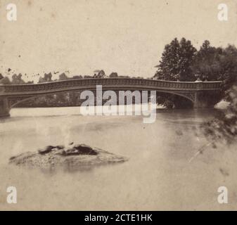 Oak Bridge, Central Park, New York City, by Chase, W. M. (William M ...