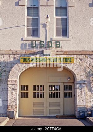 The main gate at the U.S. Disciplinary Barracks. Base: Fort Leavenworth ...