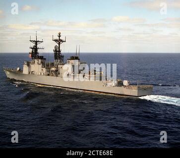 An SH-2F Seasprite helicopter of Light Helicopter Anti-submarine ...