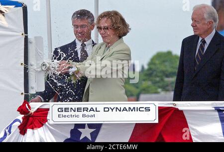USS Jimmy Carter (SSN 23) during sea trials Stock Photo - Alamy