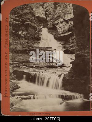 'Second or Grand Cascade, South of Ithaca,' created by George F. Gates ...