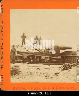 English Armstrong gun in Fort Fisher, N.C.. Civil War Photograph ...