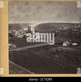 Suspension Bridge from Monteagle Hotel., Soule, John P. (1827-1904 ...