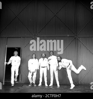 Members of British Rock band Jethro Tull 1980 Ian Anderson,Dave Pegg ...