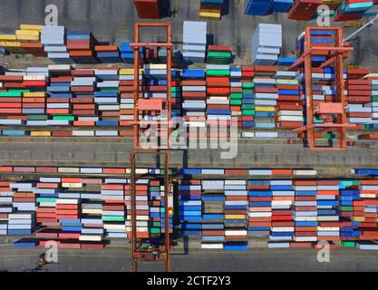 An aerial view of Foshan city, south China's Guangdong province, 21 ...