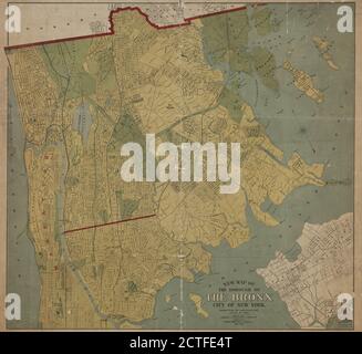 New map of the borough of the Bronx, City of New York: adopted from the ...