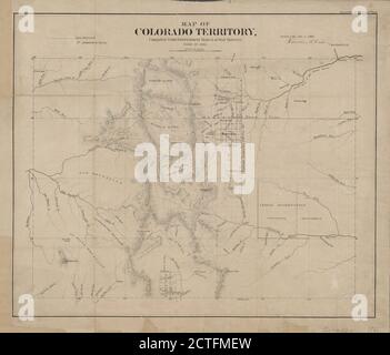 Map of Colorado Stock Photo - Alamy