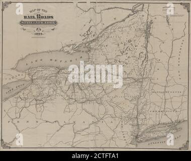 Map of the rail roads of the state of New York Cartographic. Maps. 1870 ...
