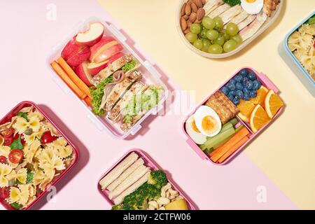 Bento box (Lunch box) on a desk Stock Photo - Alamy