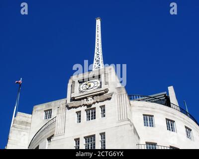 Aerial Image of the BBC radio building in London Stock Photo - Alamy