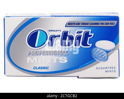 BUCHAREST, ROMANIA - APRIL 10, 2015. Orbit Professional Mints Classic ...