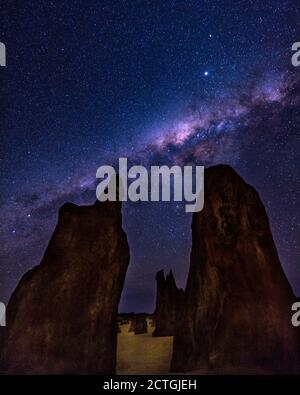 Nightscape of the Milky Way in Australia Stock Photo - Alamy