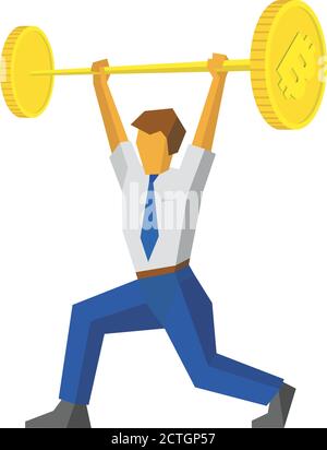 Bitcoin case icon flat vector. Crypto money. Financial marketing ...