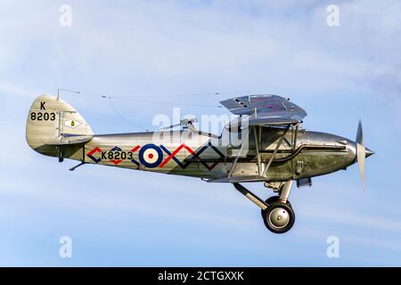 The 1937 Hawker Demon was a fighter variant of the Hawker Hart light ...