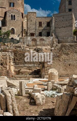 Roman antiquity, Roman Forum, an archaeological excavation site ...