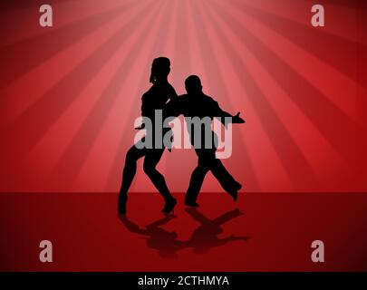 Latin , Salsa Dance couple Stock Photo - Alamy