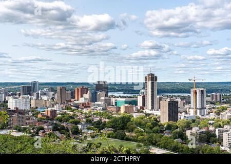 Hamilton Skyline view from Sam Lawrence park Stock Photo - Alamy