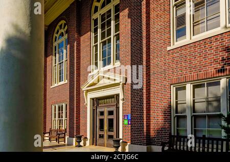 The entrance to Spring Hill College is pictured, Aug. 22, 2020, in ...