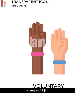 Voluntary lifestyle abstract concept vector illustrations Stock Vector ...