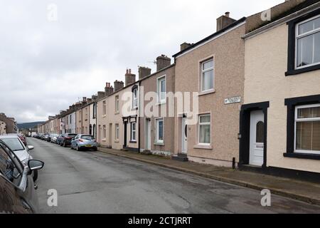 Moor Row, Cumbria, England, UK - mural 'hope' for suicide awareness ...