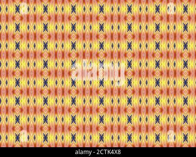 Seamless pattern. Modern geometric ornament with golden royal lilies ...