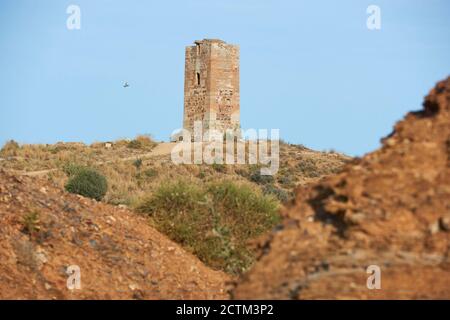 Jaral tower. Watchtower of the coast of Malaga. Andalusia, Spain Stock ...