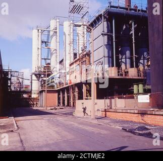 1960s, Cwm Colliery, Beddau, Wales. UK. The building seen here was a ...