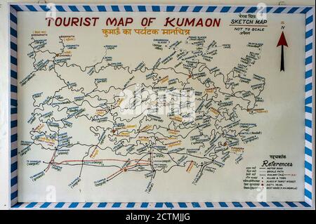 26 Sep 2009 Signe showing Guide Map of Nainital Town and Uttarakhand ...