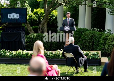 Eli Lilly CEO David Ricks speaks during an event about drug prices with ...