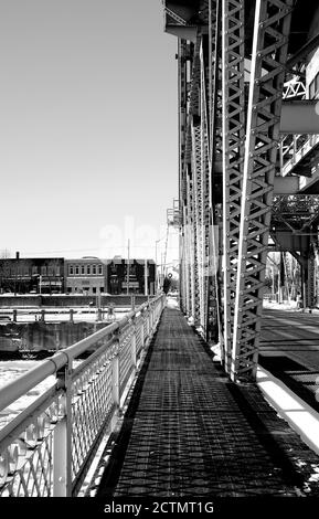 Clarence Street Bridge, Port Colborne Stock Photo - Alamy