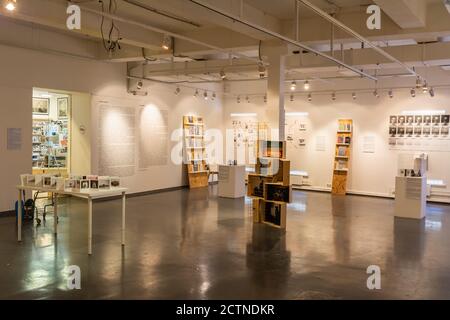 Russia, Moscow June 8, 2017 Information stand with the symbols of the ...