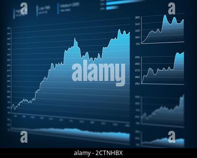 Business evolution graph Stock Photo - Alamy