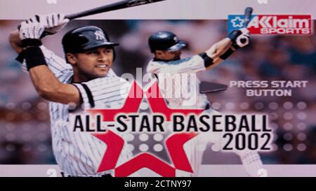 All-Star Baseball 2002 - Sony Playstation 2 PS2 - Editorial use only ...