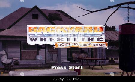 Backyard Wrestling 2 - Sony Playstation 2 PS2 - Editorial use only ...