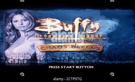 Buffy The Vampire Slayer - Chaos Bleeds - Sony Playstation 2 PS2 ...