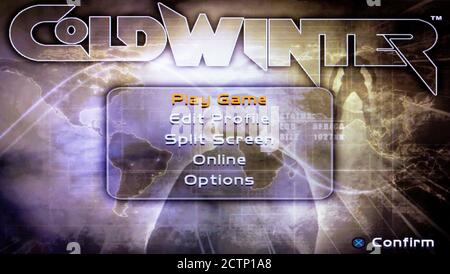 Cold Winter - Sony Playstation 2 PS2 - Editorial use only Stock Photo ...