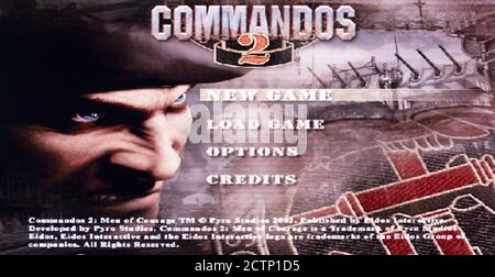Commandos 2 - Sony Playstation 2 PS2 - Editorial use only Stock Photo ...