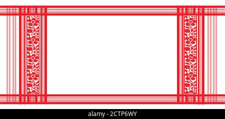 assam gamosa or gamusa textile design or assam motif or indan motif is ...