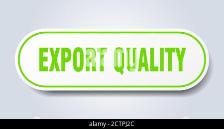 export sign. export rounded green sticker. export Stock Vector Image ...