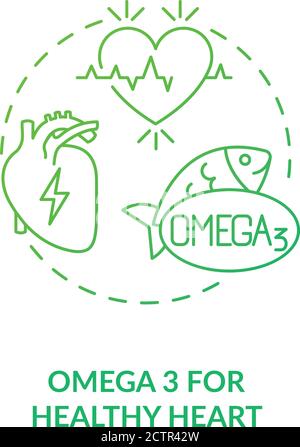 Omega 3 fat acid round icon, orange background, vector medical ...