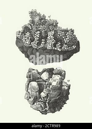 19th-century illustration of rock forms on Lookout Mountain, located at ...