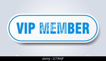 vip sign. vip rounded blue sticker. vip Stock Vector Image & Art - Alamy