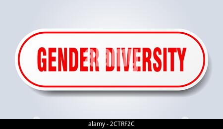 diversity sign. rounded isolated sticker. white button Stock Vector ...