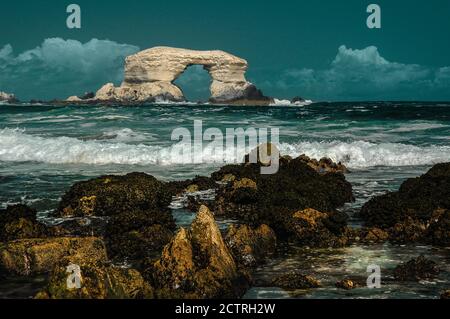 Natural monument "La Portada" on the coast of Antofagasta, northern ...