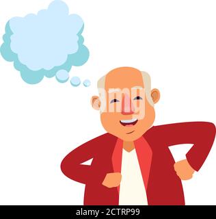 cartoon dancing man with speech bubble Stock Vector Image & Art - Alamy
