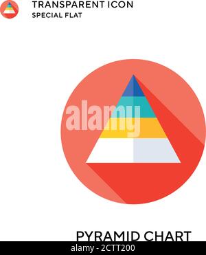 Pyramid chart geometry infographics triangle with many shapes in ...