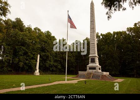 Point Lookout, Maryland, USA. Civil War Prisoner of War Camp Memorial ...