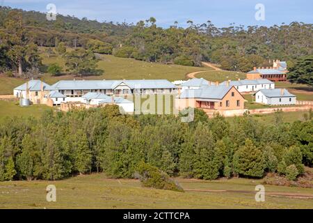 The penitentiary at Darlington on Maria Island Stock Photo - Alamy