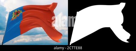 Federal subjects of Russia flag of Kemerovo Oblast Stock Photo - Alamy