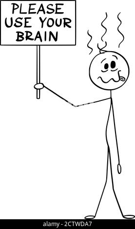 hand holding brain, vector illustration Stock Vector Image & Art - Alamy